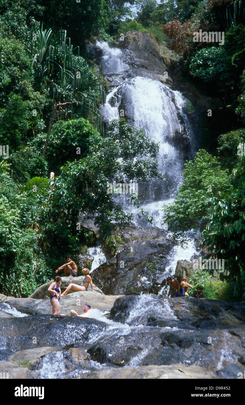 Na Muang Waterfalls Koh Samui Thailand Asia Stock Photo - Alamy