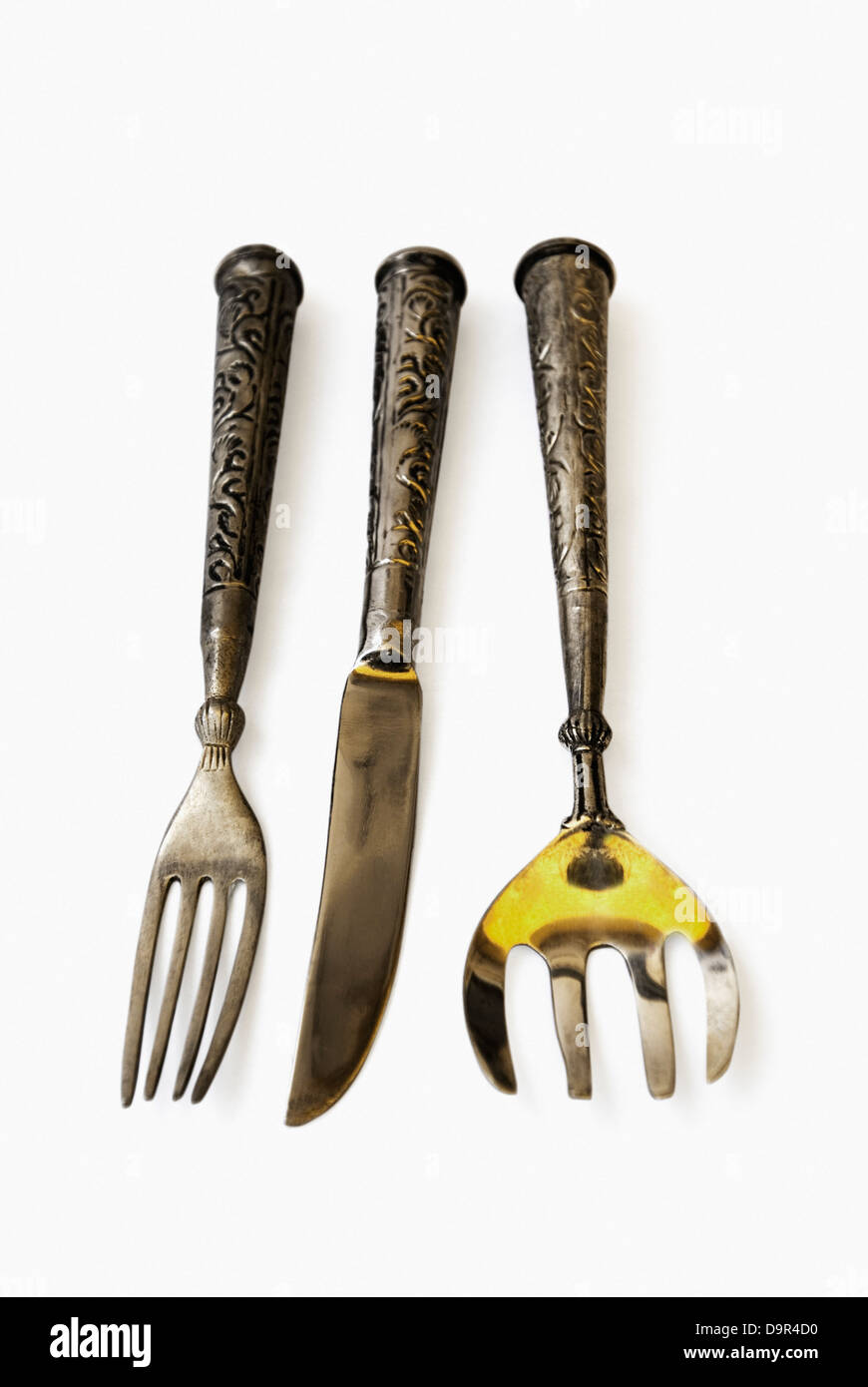 Cutlery art Cut Out Stock Images & Pictures - Alamy