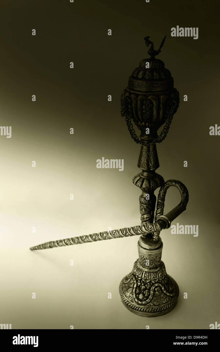 Close-up of an antique hookah Stock Photo - Alamy