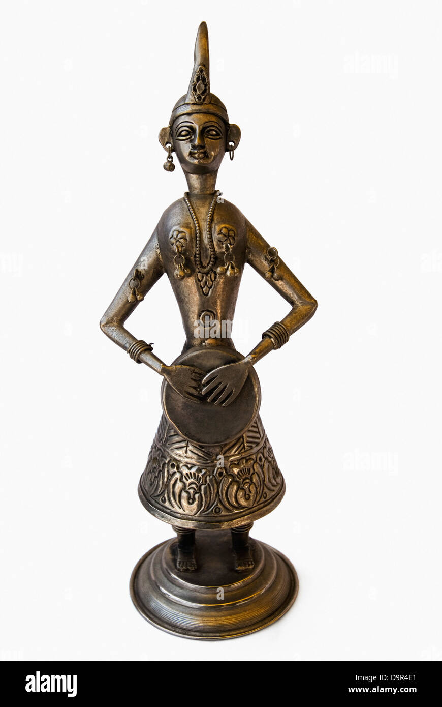 Close-up of an antique metal sculpture Stock Photo - Alamy