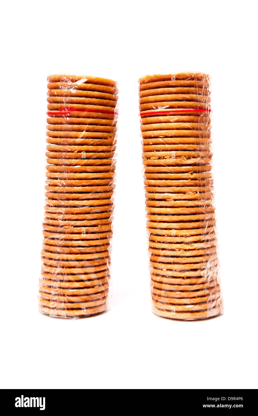 large packet of biscuits for breakfast in the morning Stock Photo - Alamy