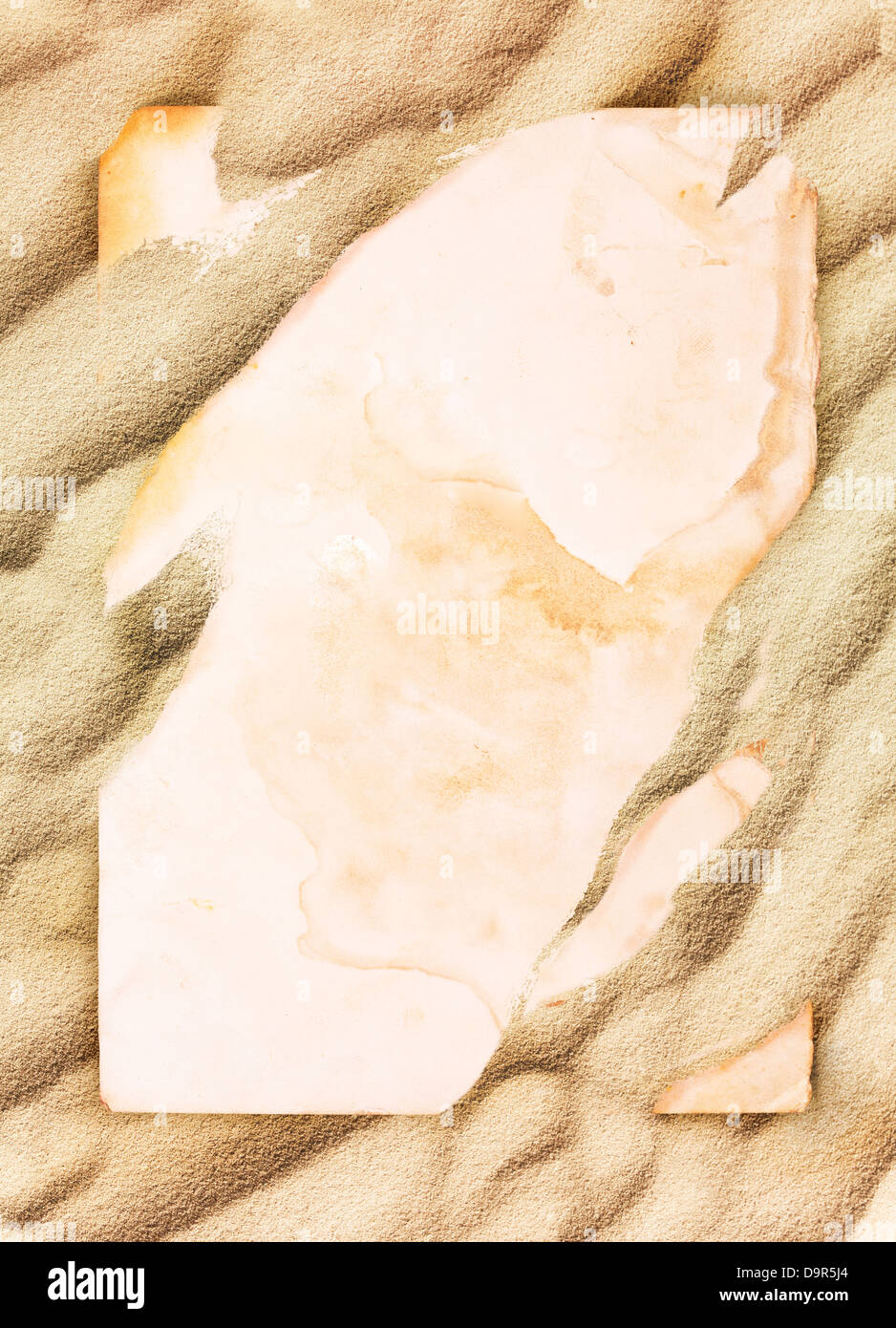 Old paper background and sand texture. Wave of the blow of the wind ...