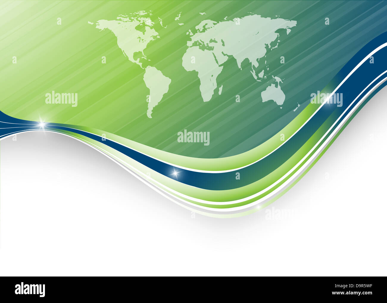 colorful modern template with world map Stock Photo - Alamy