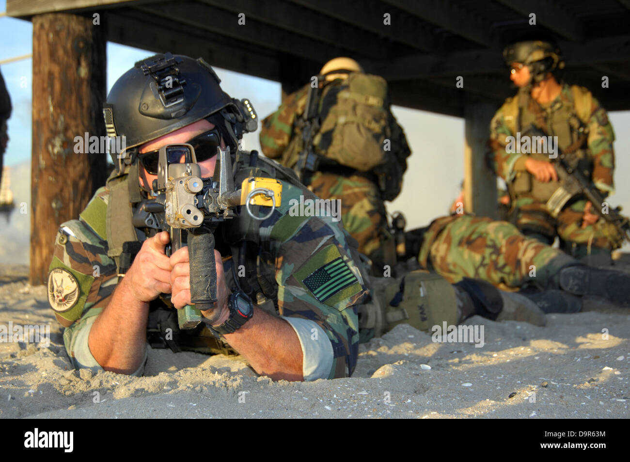 A US Navy Special Warfare Combatant-craft Crewman from Special Boat ...