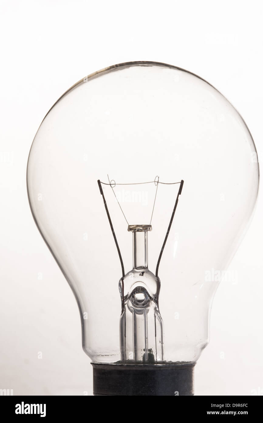 Light bulb black white hi-res stock photography and images - Alamy