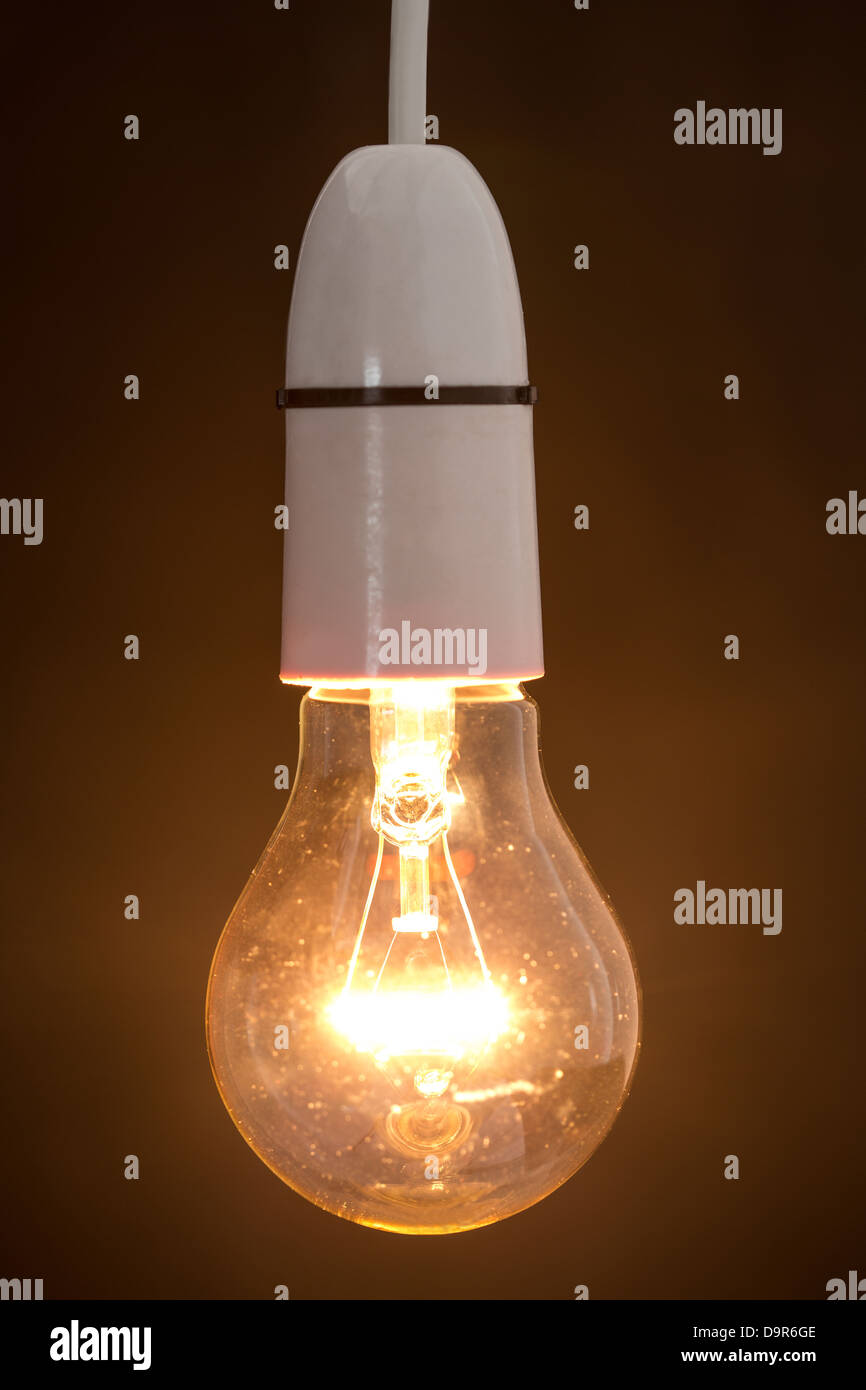 Close up of dazzling light bulb Stock Photo - Alamy