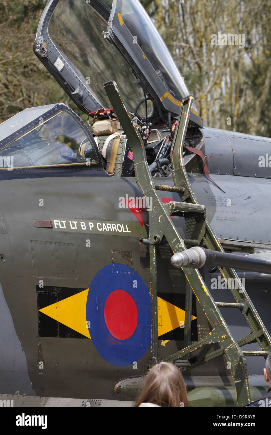 Ex-RAF Lightning interceptor at Cold War Jets Display at Bruntingthorpe ...
