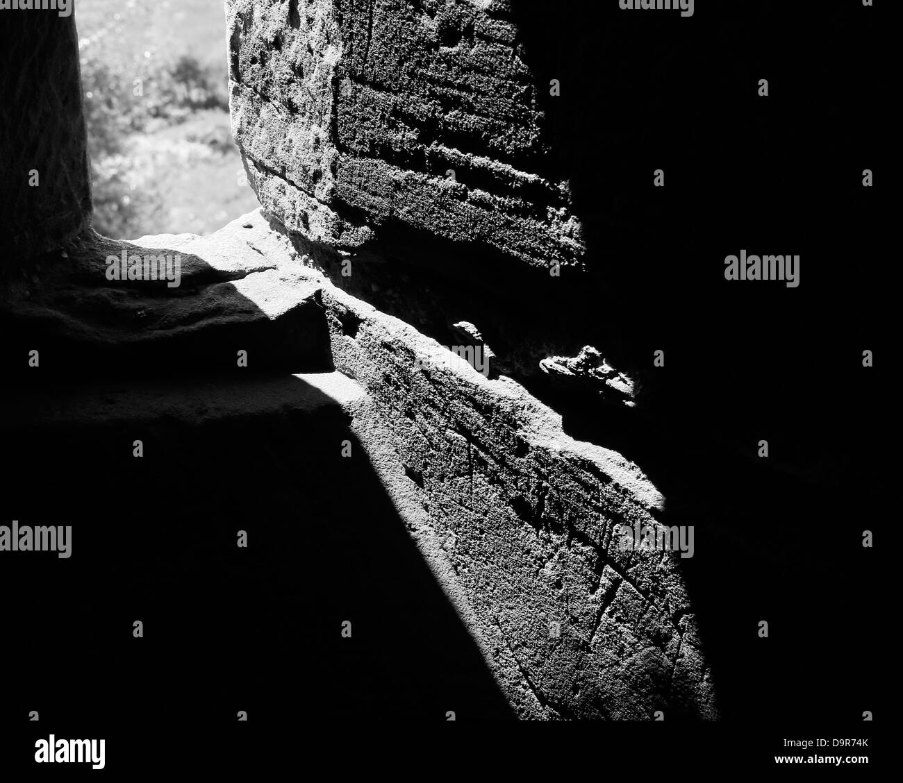 Window of castle Black and White Stock Photos & Images - Alamy