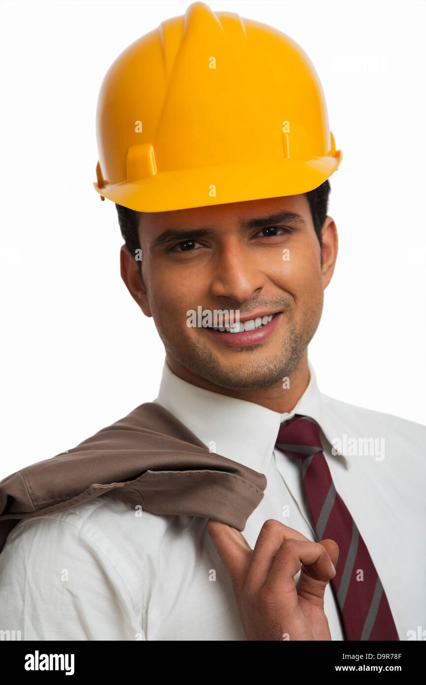 Portrait of a an architect smiling Stock Photo - Alamy Portrait of a an architect smiling Stock Photo - Alamy