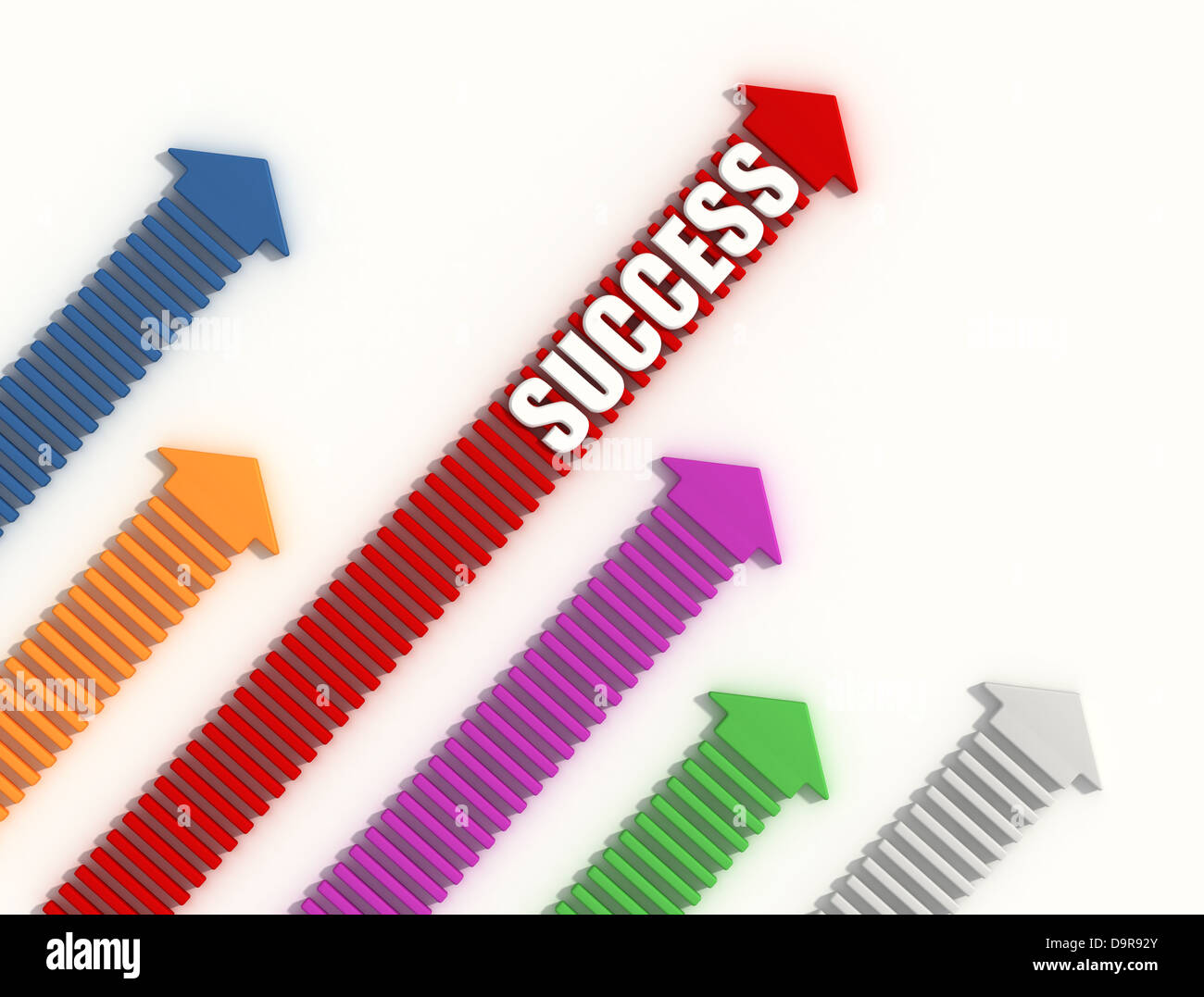concept of success for many use - digital artwork Stock Photo - Alamy
