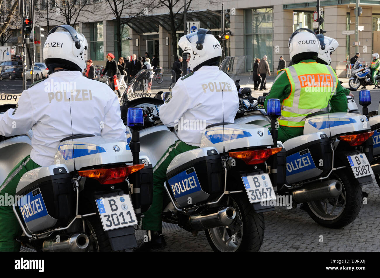 German police motorcycle hi-res stock photography and images - Alamy