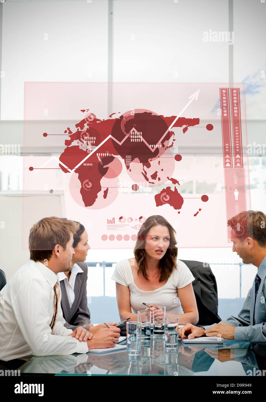 Map display board hi-res stock photography and images - Alamy