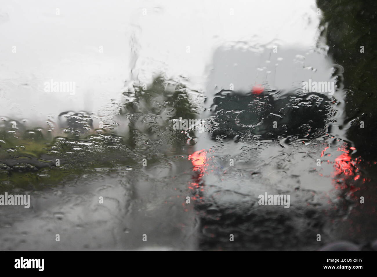 Gdynia, Poland 25th, June 2013 Local flooding in Gdynia due the havy ...