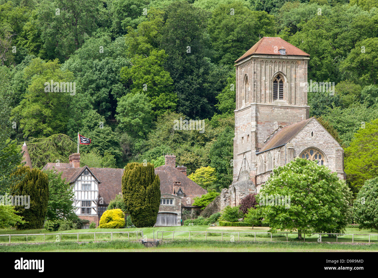 Little Malvern Priory, Little Malvern, Worcestershire, England, UK ...