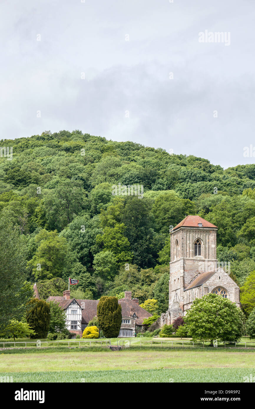 Little Malvern Priory, Little Malvern, Worcestershire, England, UK ...