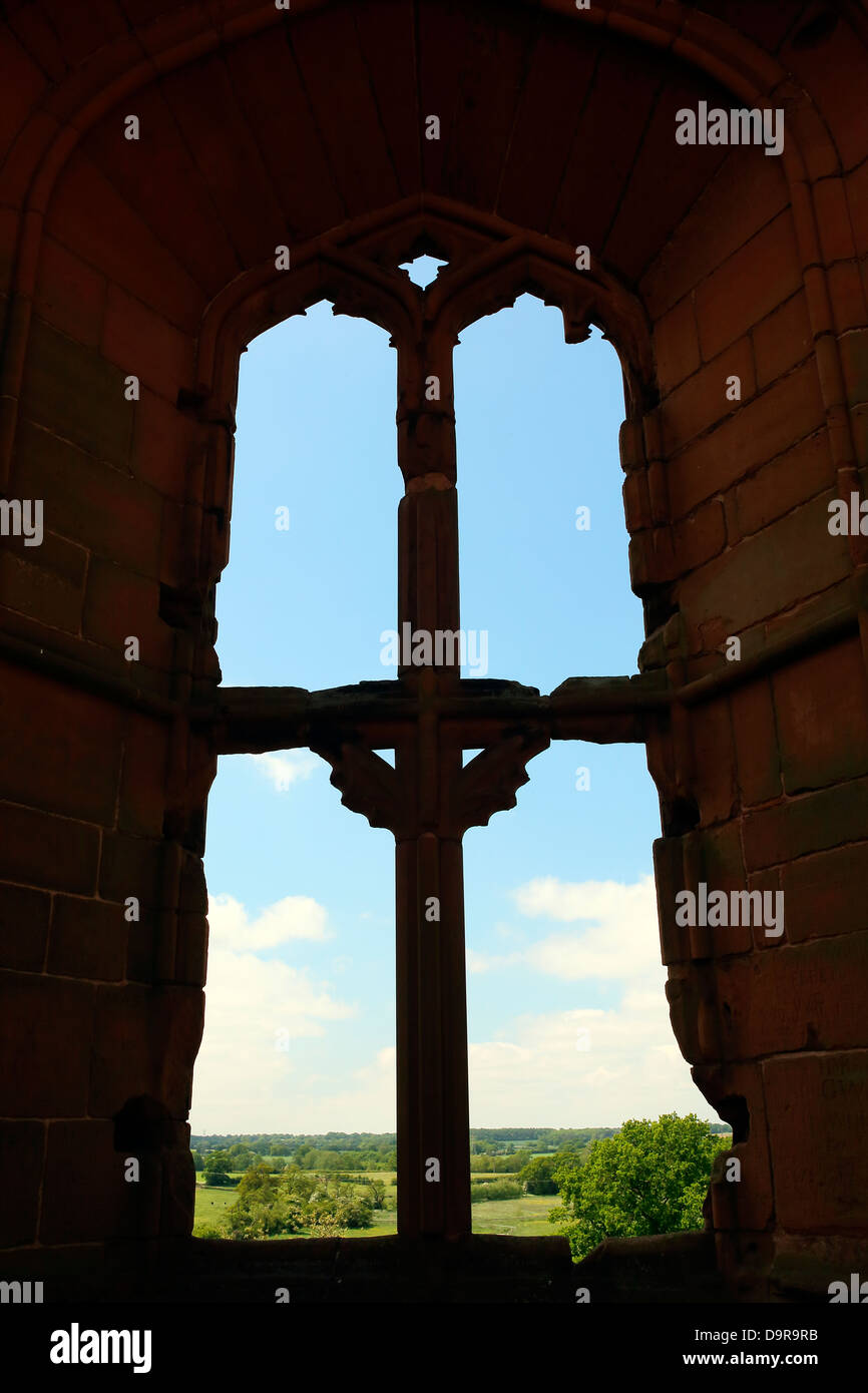 window Kenilworth Castle Stock Photo - Alamy
