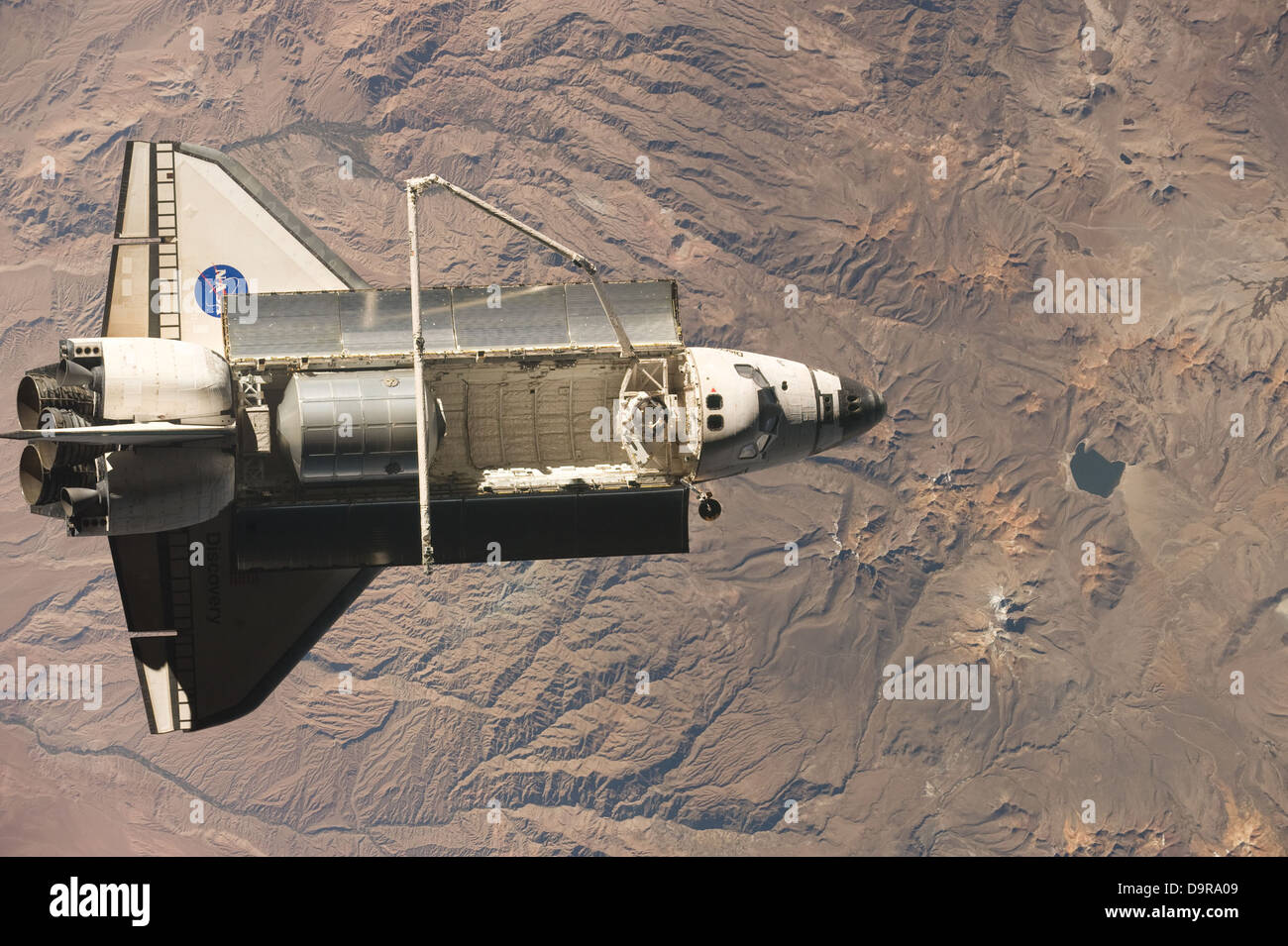 STS-128 mission marks the separation of the Space Shuttle from the ...