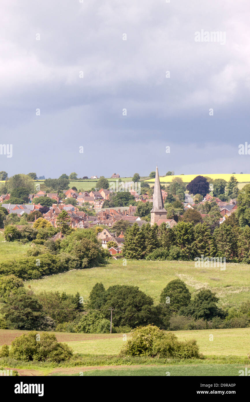 The small market town of Cleobury Mortimer, Shropshire, England, UK ...
