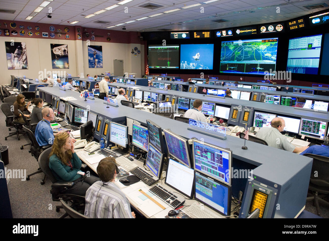 The STS-128 mission was controlled from NASA's Mission Control Center ...
