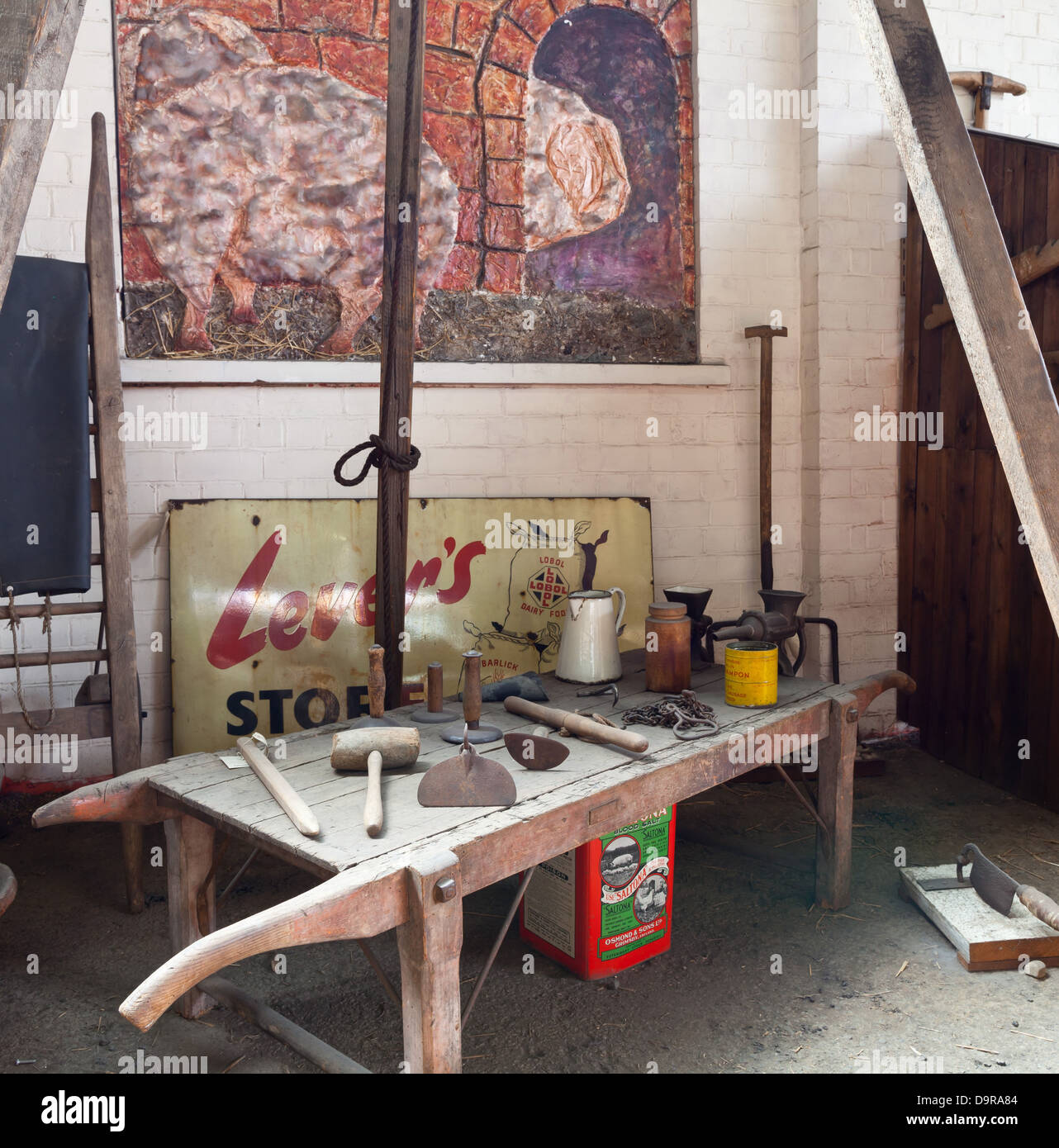 Lincoln - Agricultural tools exhibition at the Museum of Lincolnshire ...