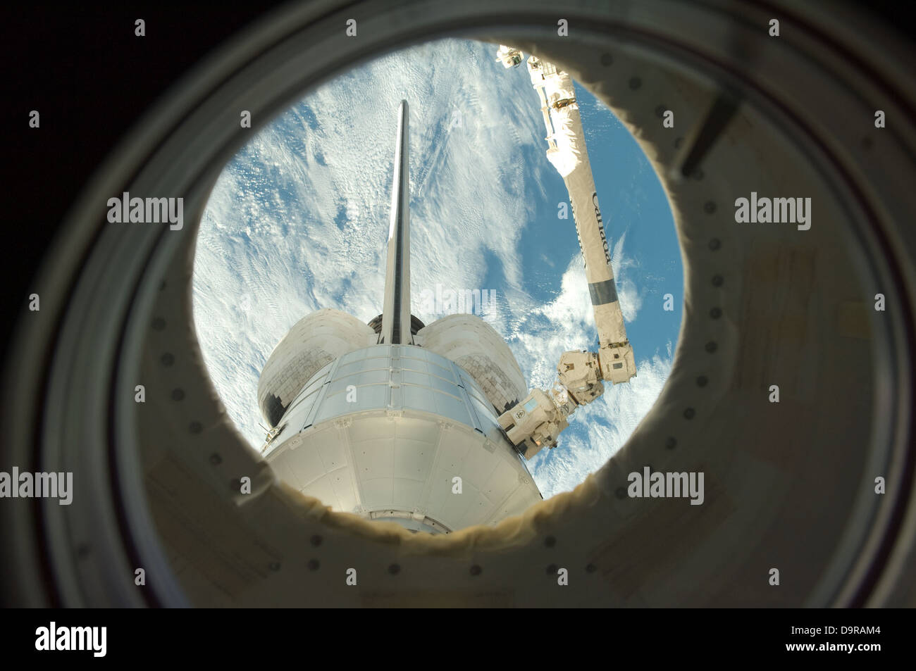 The Leonardo Multi-Purpose Logistics Module (MPLM) was reinstalled into the Space Shuttle ...