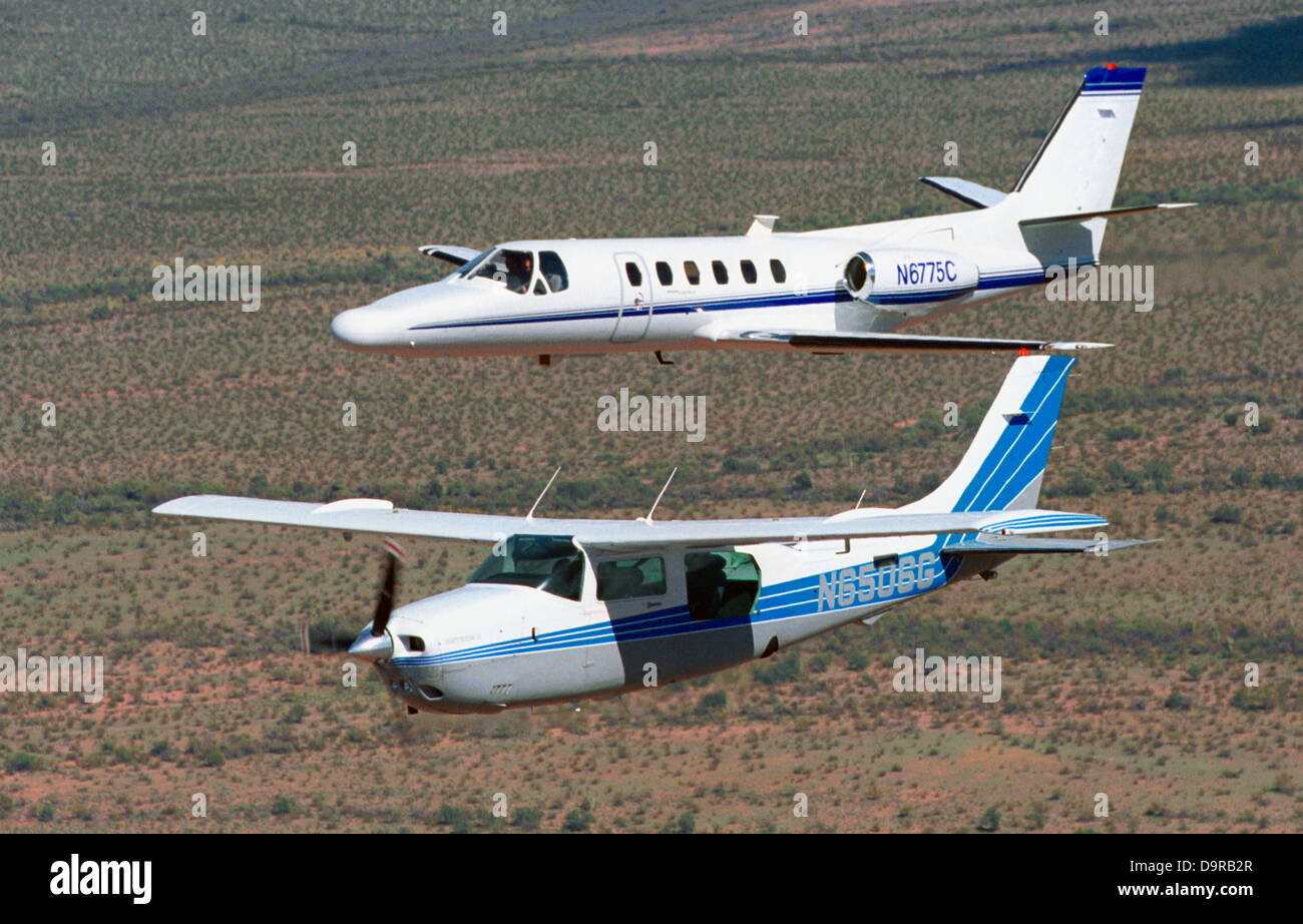 A CBP Citation jet and a Cessna plane conducting aerial patrols of the ...