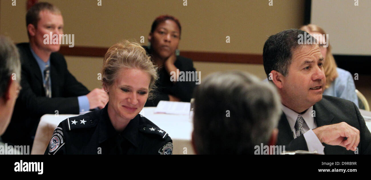 This photograph captures a C2 Trade Round Table meeting in Seattle. The ...