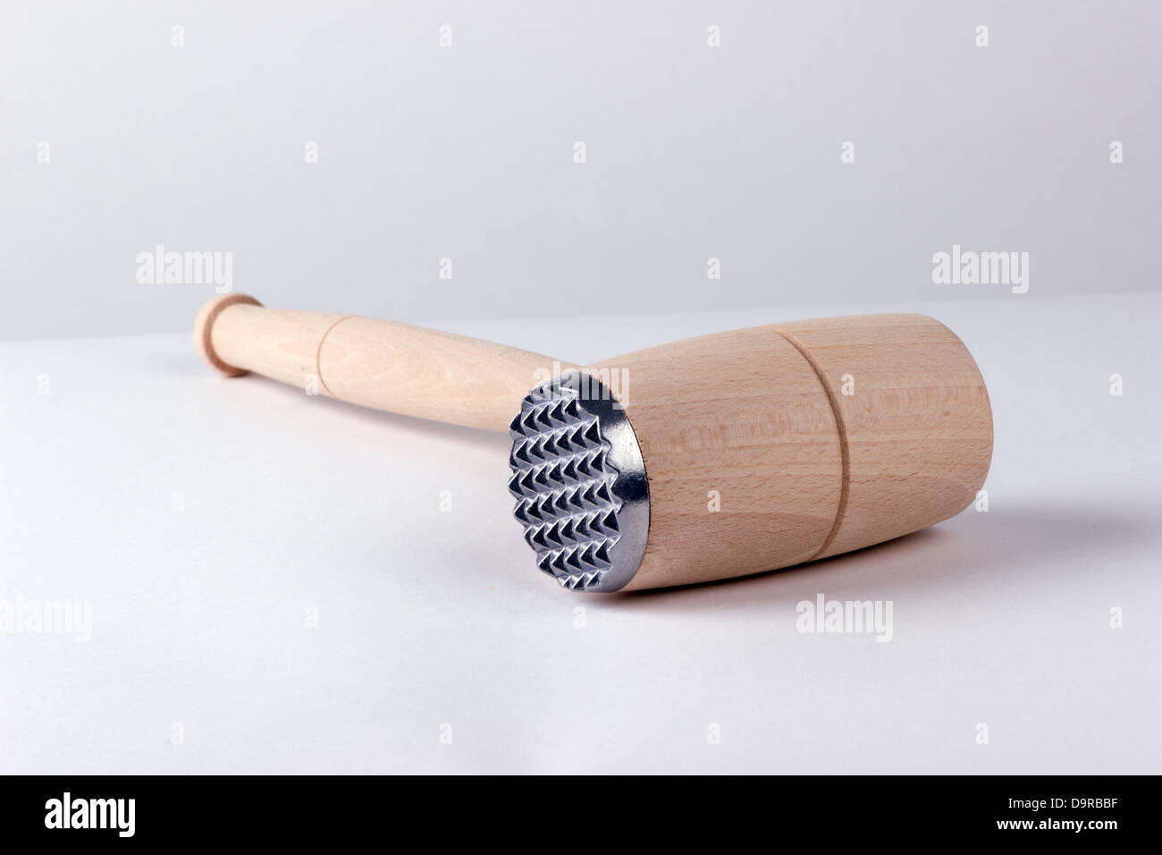 Wooden & Metal Meat Mallet Stock Photo - Alamy