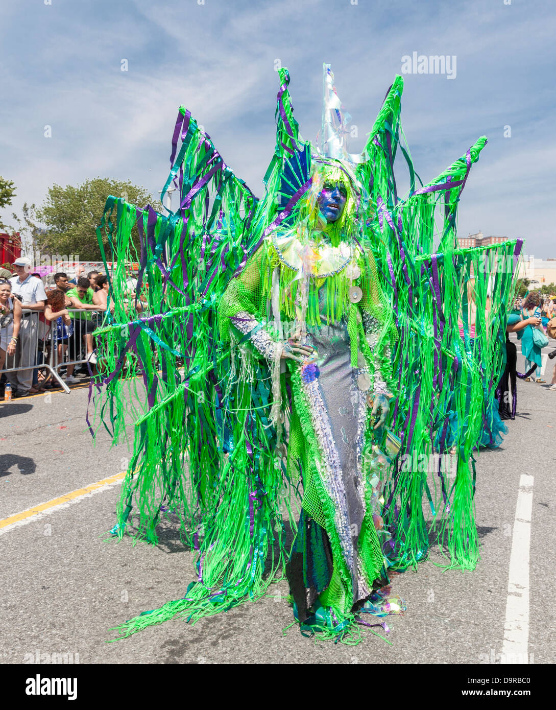 Mermaid parade at Coney Island in Brooklyn Stock Photo - Alamy