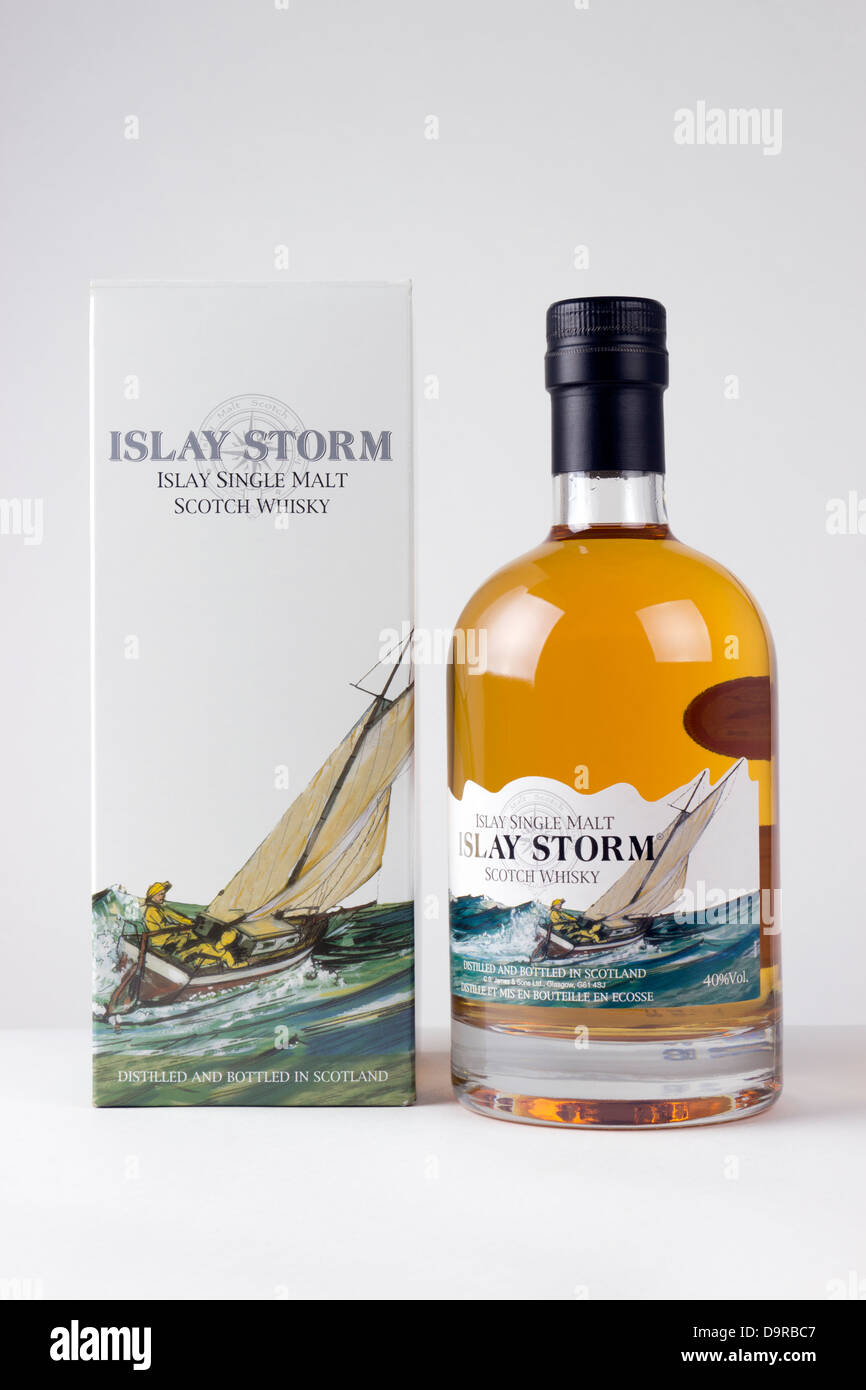Isle of Islay Scotland UK (Islay Storm Single Malt Whisky Stock Photo ...