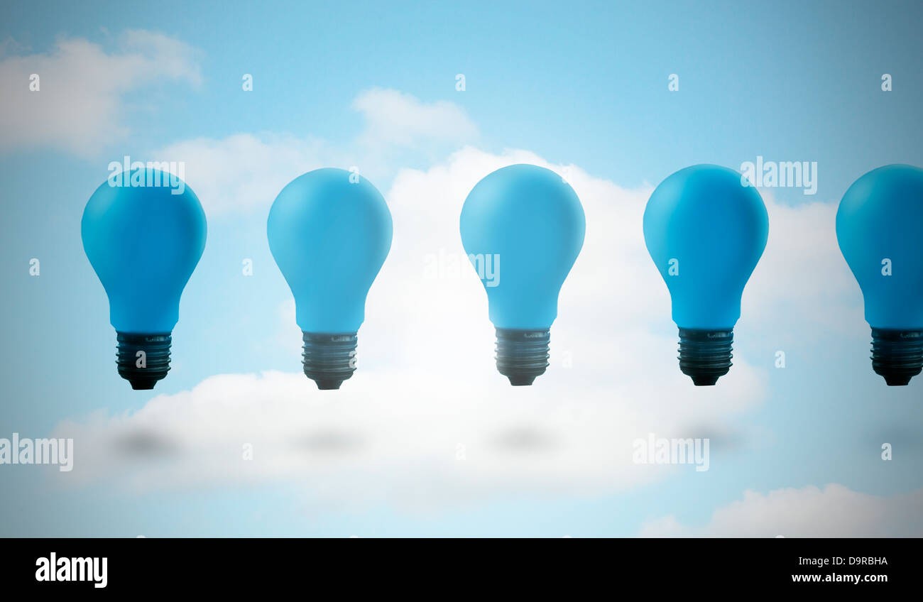 Floating luminous digital cloud hi-res stock photography and images - Alamy