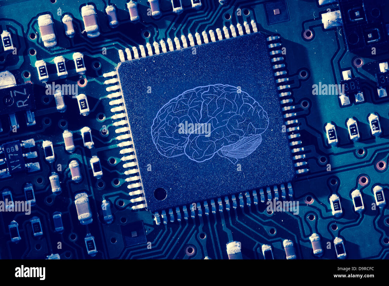 Brain chip hi-res stock photography and images - Alamy