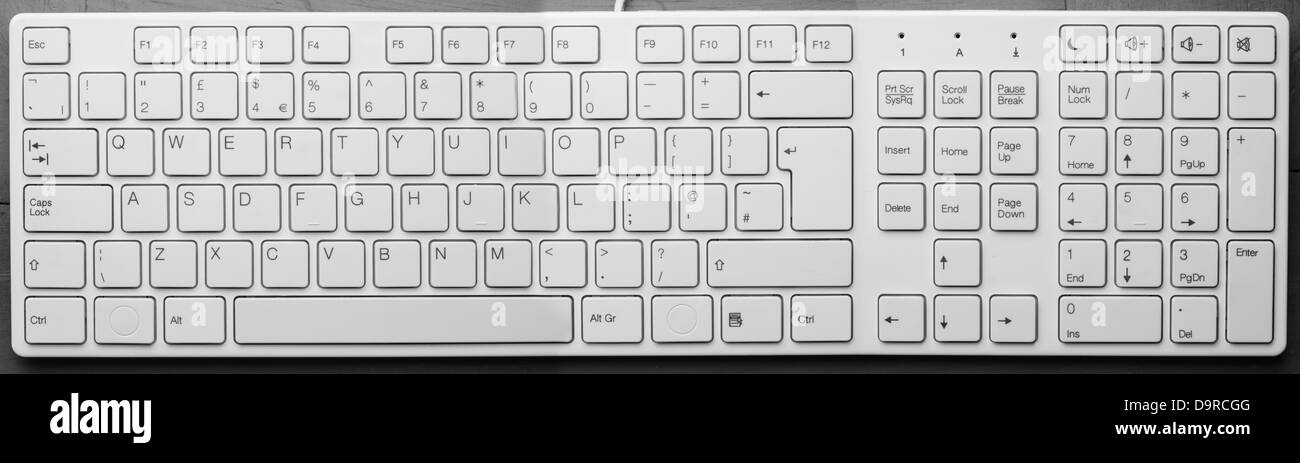 White keyboard hi-res stock photography and images - Alamy