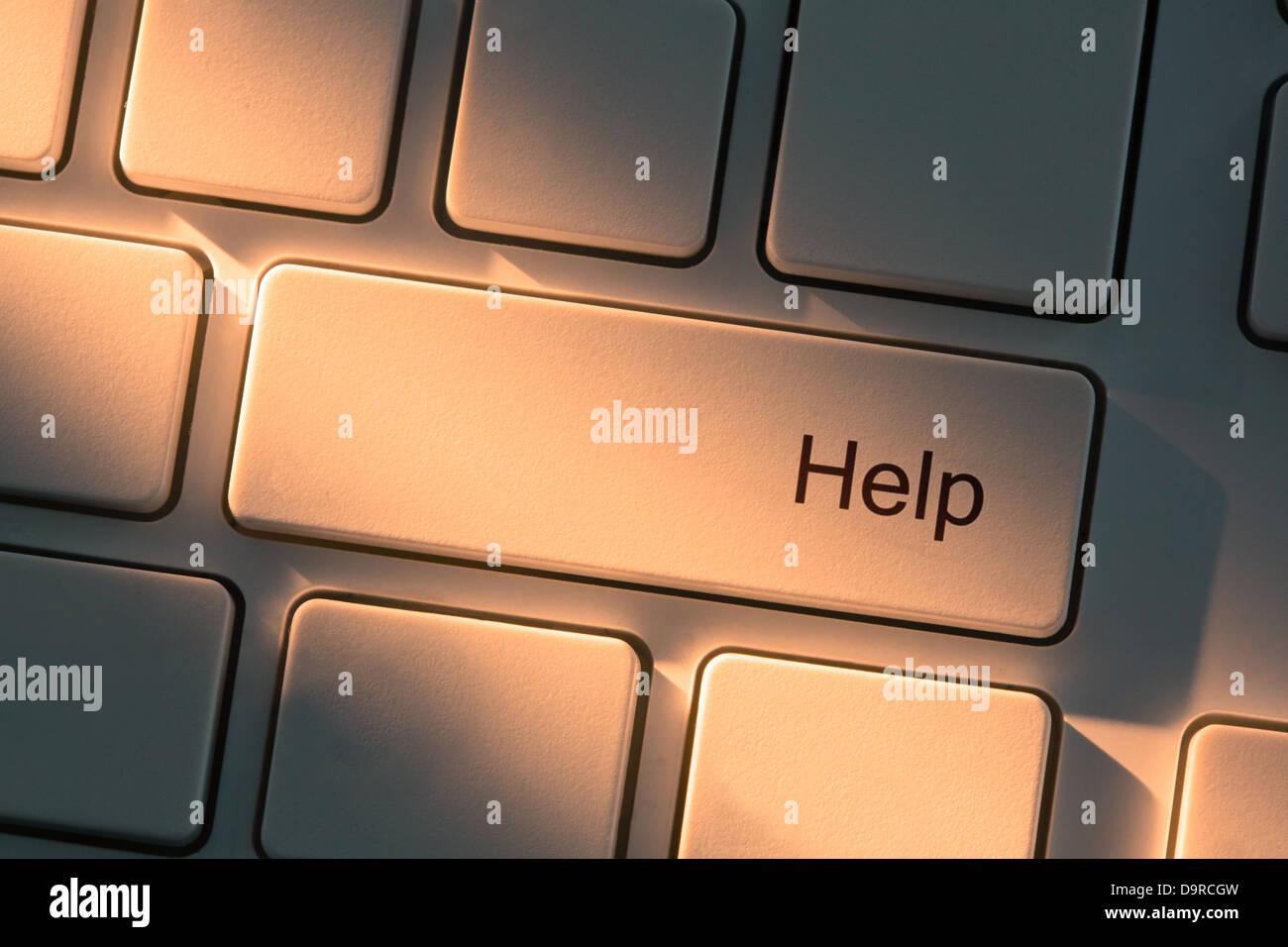 Close up help keyboard hi-res stock photography and images - Alamy