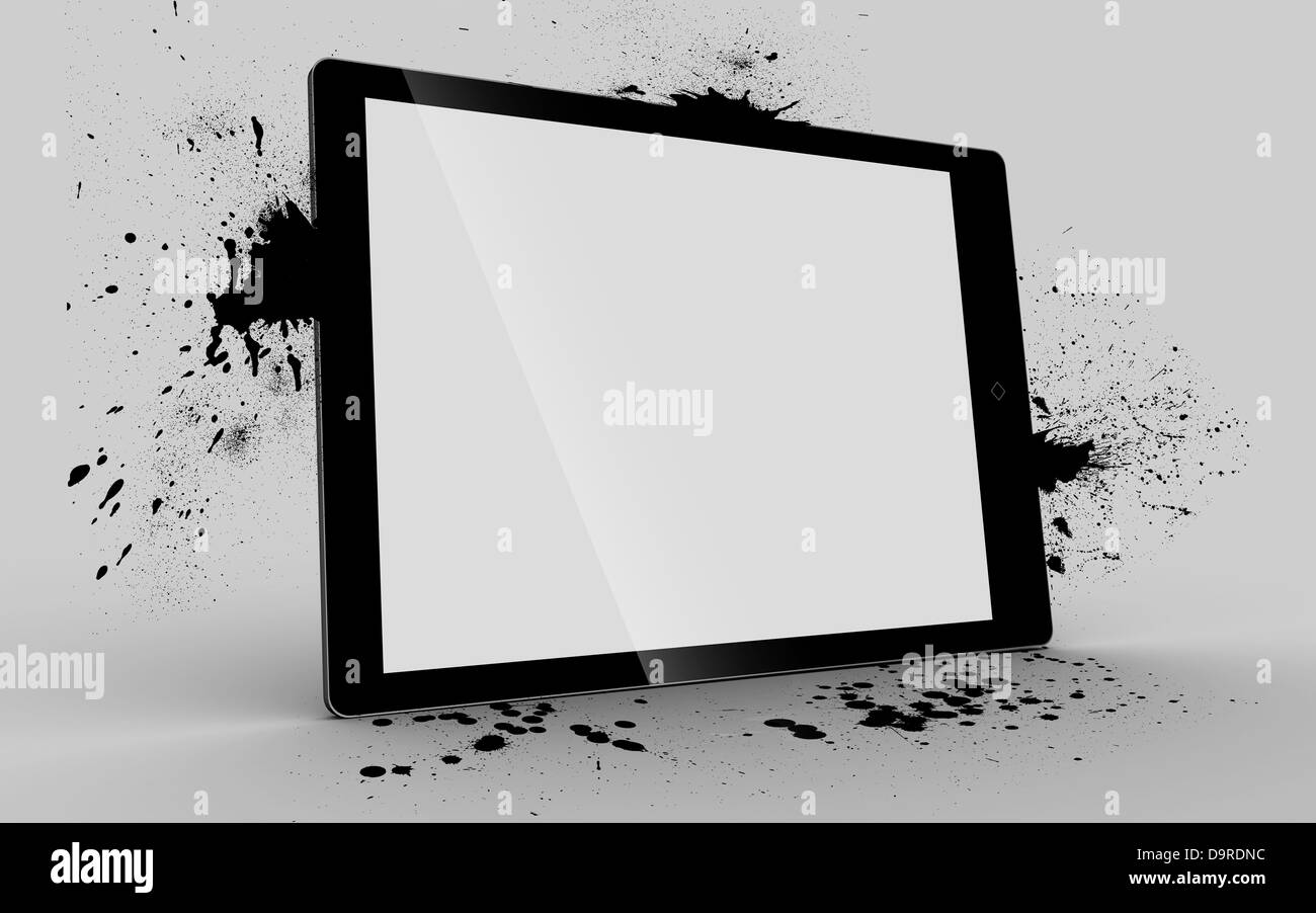 Touchscreen screen Black and White Stock Photos & Images - Alamy