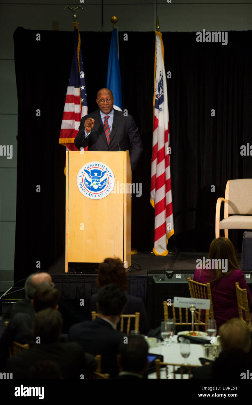 Ambassador Ron Kirk speaks at the opening of the 2011 CBP Trade ...