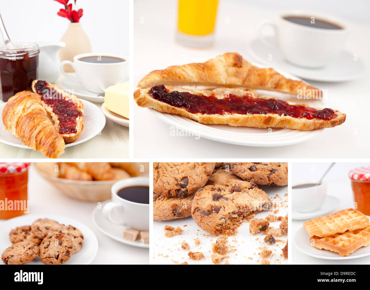 Pictures representing breakfast Stock Photo - Alamy