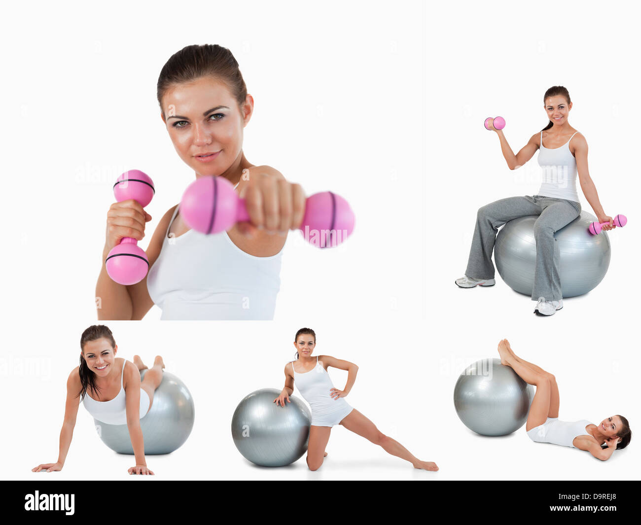 Strength training collage hi-res stock photography and images - Alamy