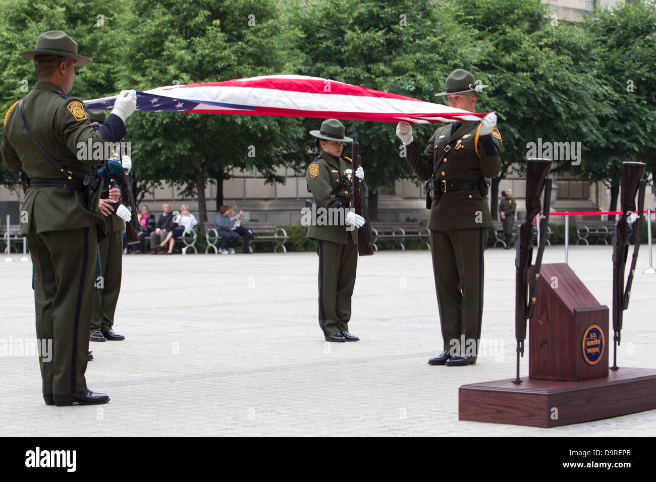 U s border patrol honor guard hi-res stock photography and images - Alamy
