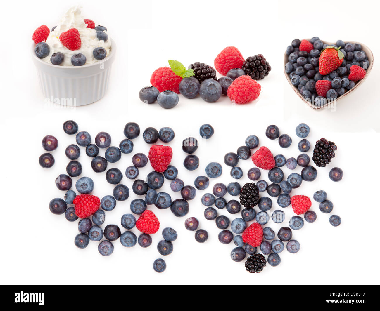 Collage fruits Cut Out Stock Images & Pictures - Alamy