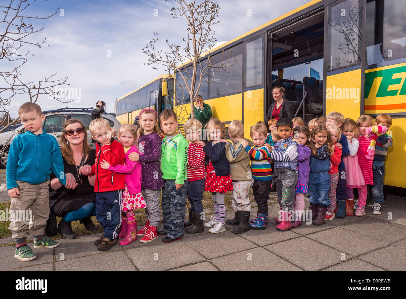 Children at the Children's Cultural Festival, Reykjavik Iceland Stock ...