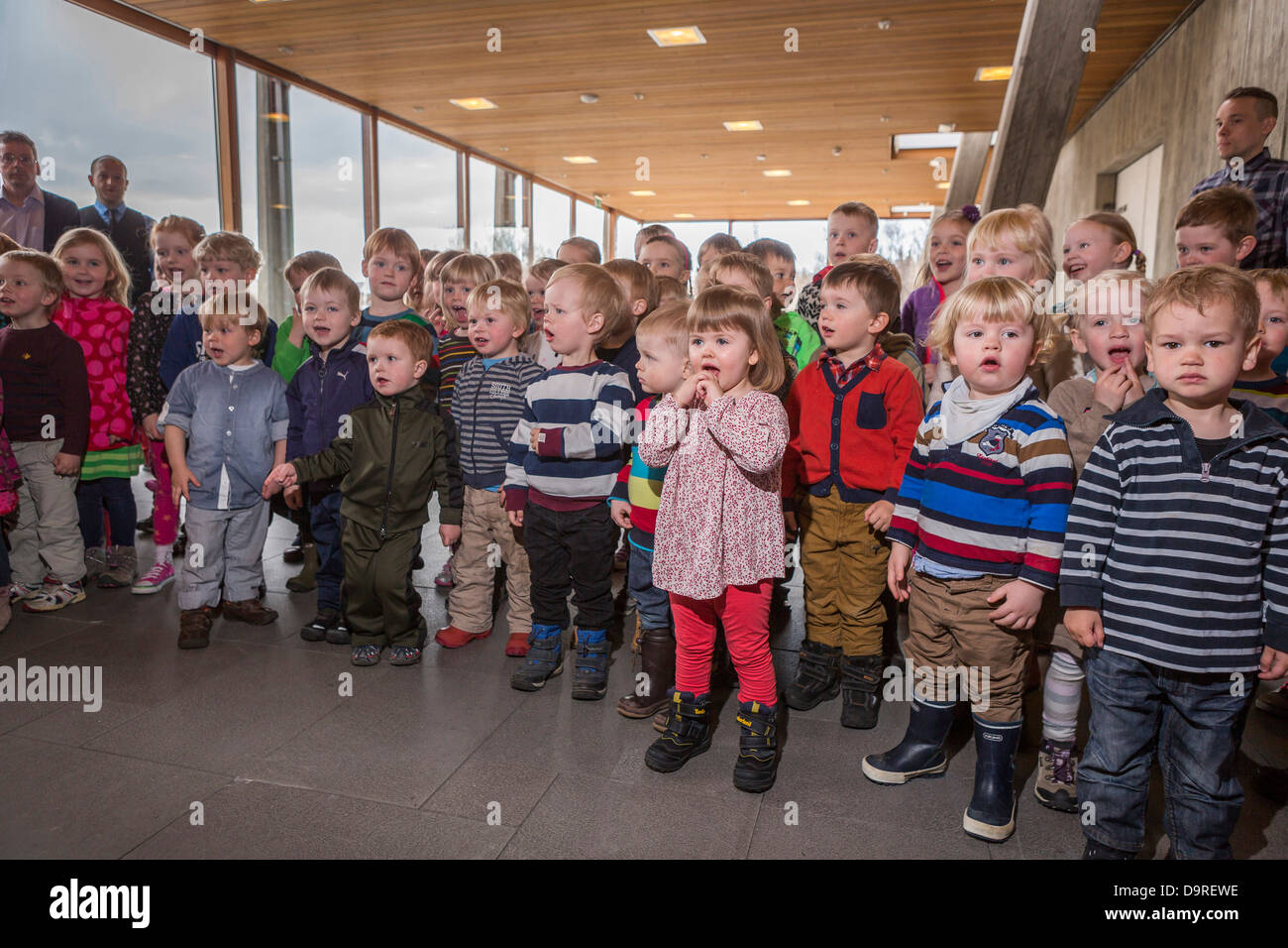 Children at the Children's Cultural Festival, Reykjavik Iceland Stock ...