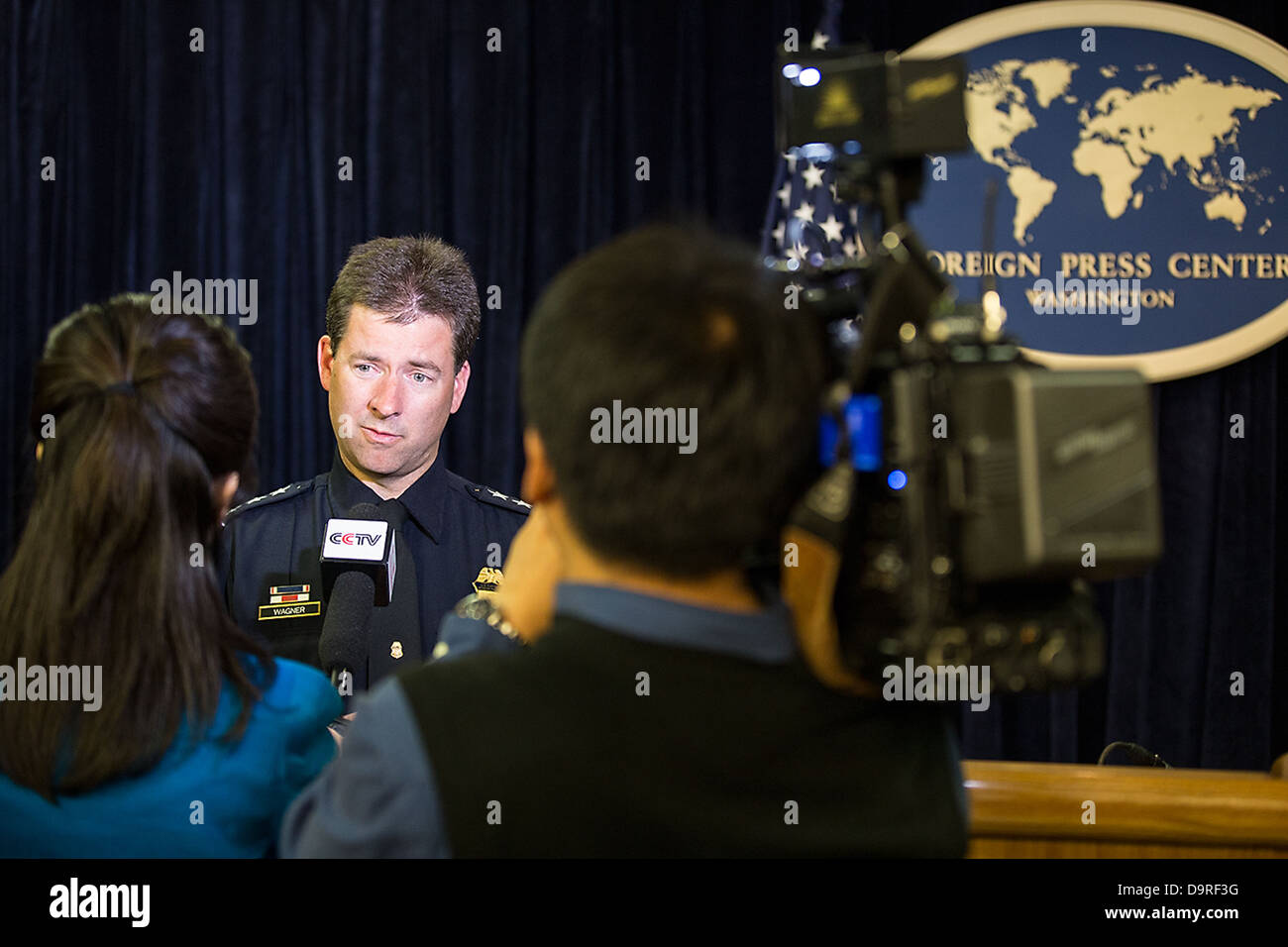 John Wagner, a U.S. Customs and Border Protection official, speaks at a ...