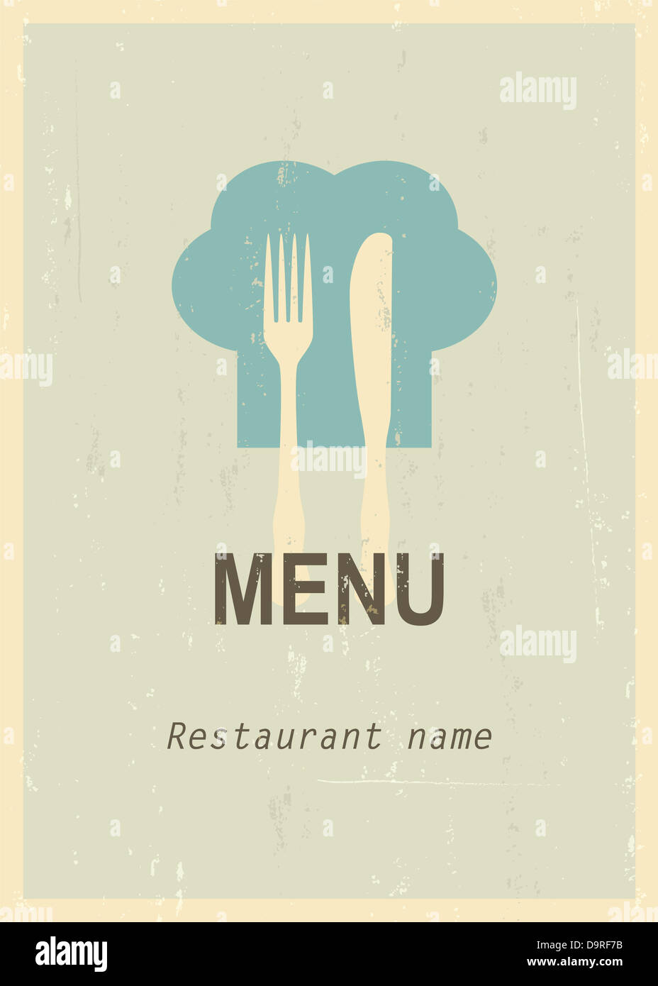 Menu cover hi-res stock photography and images - Alamy
