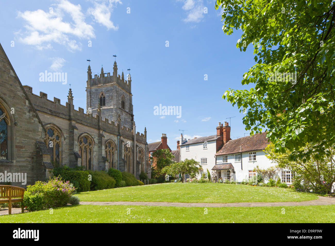 St Nicholas Church, Alcester, Warwickshire, England, UK Stock Photo - Alamy