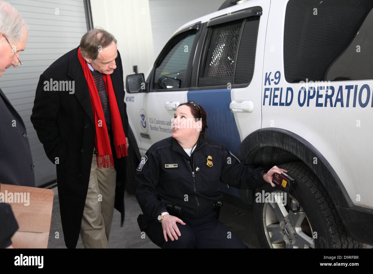 003 Senator Tours the Customs and Border Protection Detroit Port of ...