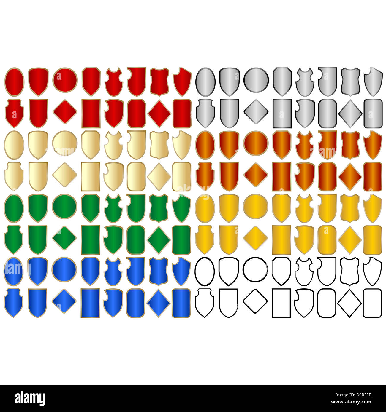 Medieval Shield Shapes