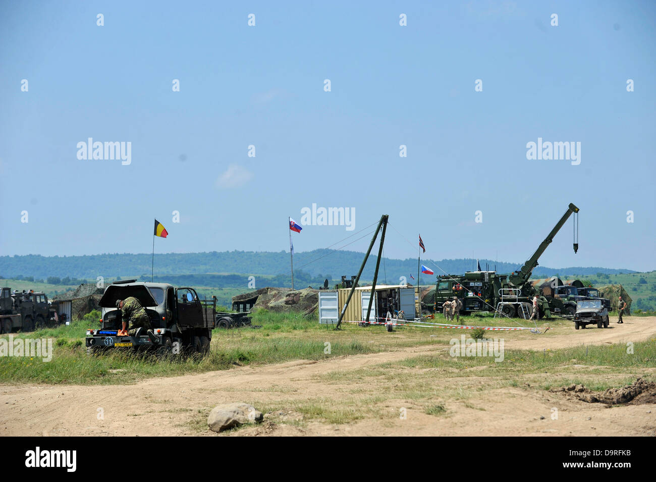 Army training centre lest slovakia hi-res stock photography and images ...