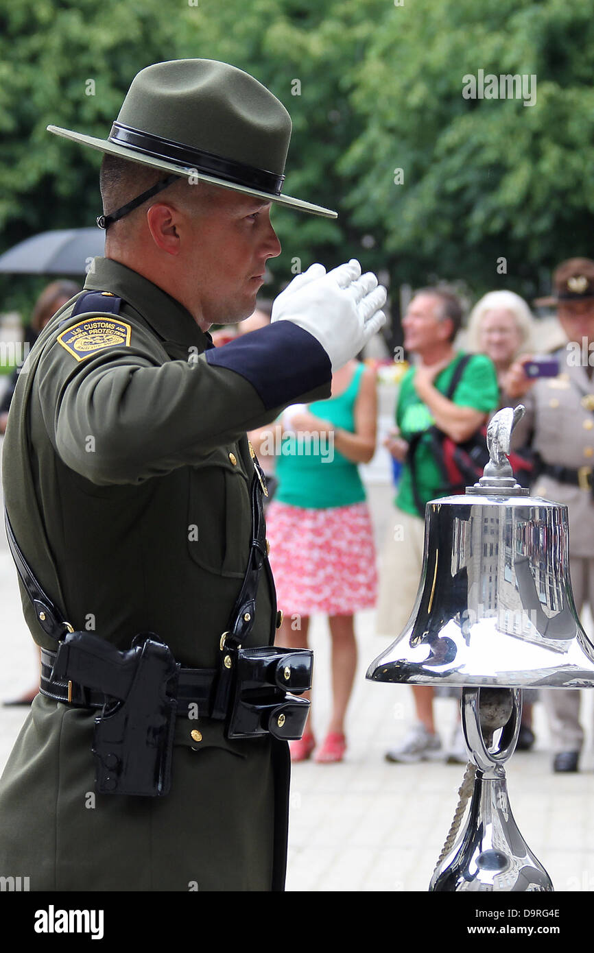 CBP (Customs and Border Protection) held a performance for the families ...