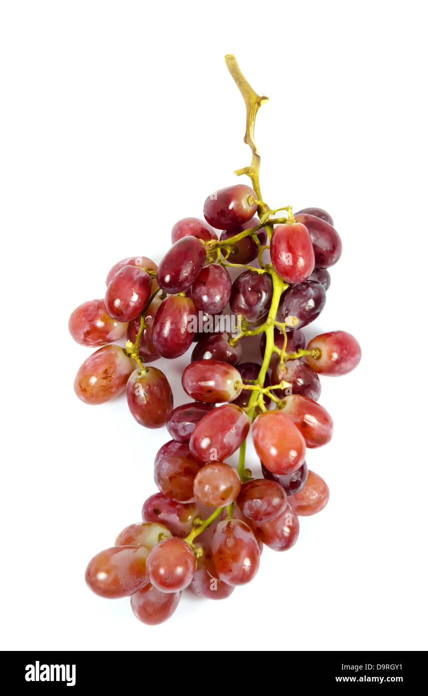 fresh grapes over white background , ripe fruits Stock Photo - Alamy